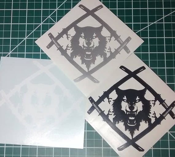 Hollow Squad Xavier Wulf Vinyl Decal Sticker For Car Truck