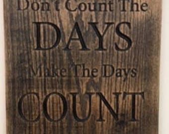 Items similar to make the days count: a hand-drawn illustration on Etsy