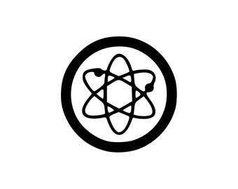 DC Comics The Atom Logo Scrapbook Die-Cut