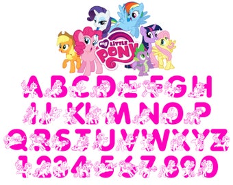 Little pony alphabet | Etsy