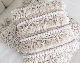 Macrame pillow | Etsy