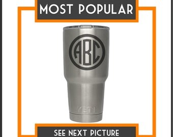 Yeti monogram | Etsy