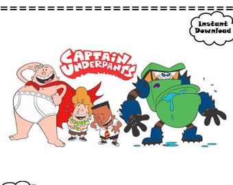 Captain underpants svg | Etsy