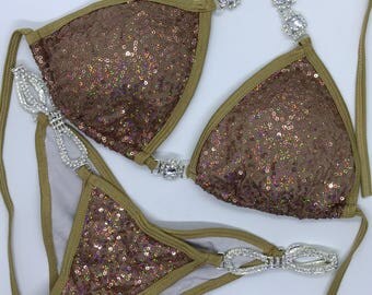 Sequin bikini | Etsy