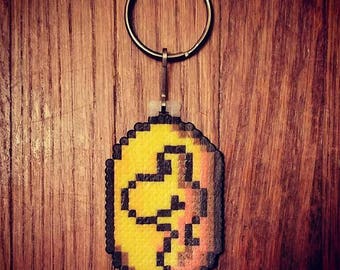 Super Mario World Stand-up Perler Scene Keyhole
