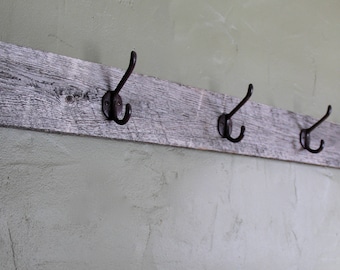 Rustic coat rack | Etsy