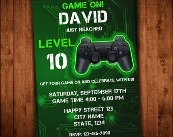 Playstation birthday | Etsy