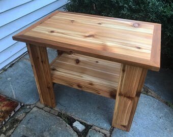 Cedar table | Etsy