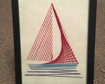 String art boat | Etsy