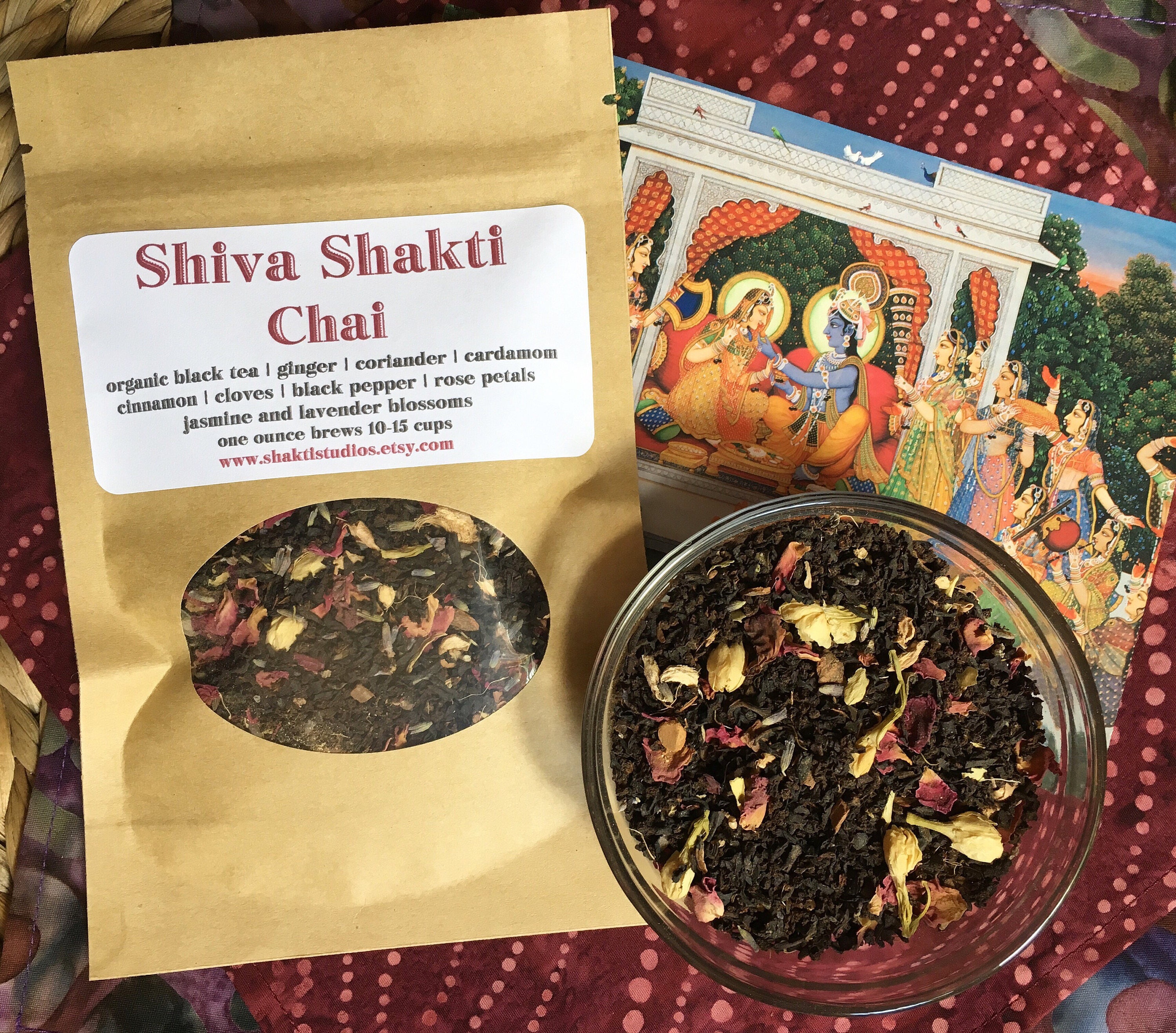 SHiVa SHaKTi Chai Tea Blend ONE OUNCE oz