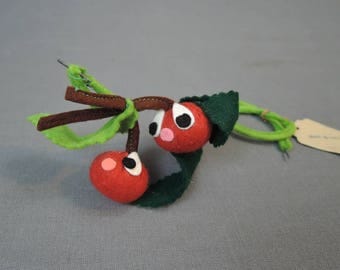 Felt cherries | Etsy