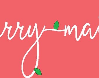 Merry mail | Etsy