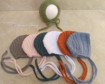 Baby bonnets | Etsy