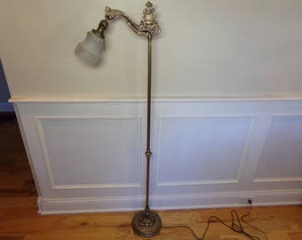 Antique bridge lamp | Etsy