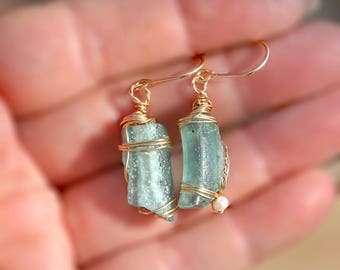Roman glass jewelry | Etsy