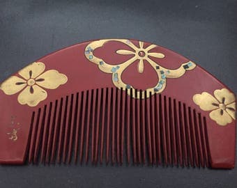 Geisha hair comb | Etsy