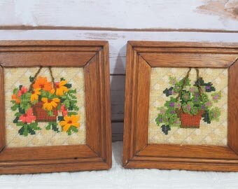 Finished needlepoint | Etsy