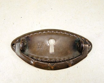 Set Vintage Classic Retro Victorian KEY HOLE Plate with