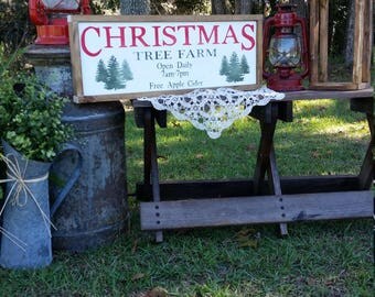 Tree farm sign | Etsy