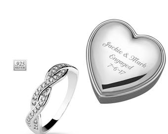 Promise ring box | Etsy