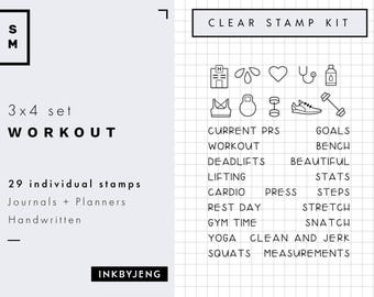 Planner Stamp Clear Stamp Set planNERD Perfect