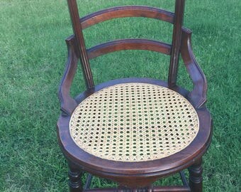 Cane bottom chair | Etsy