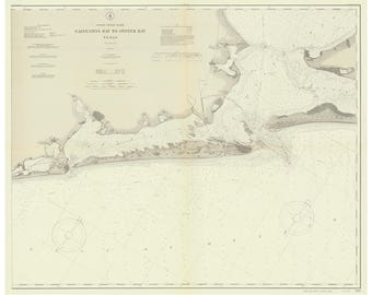 2011 Nautical Map of Galveston Bay Texas