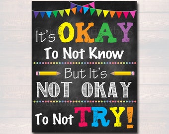 Classroom Decor Mistakes Are Proof You're Trying Poster