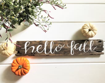 Fall sign | Etsy