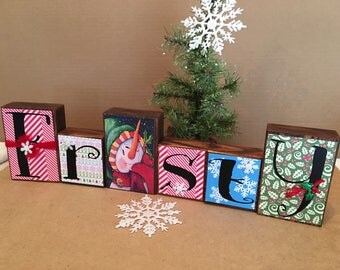 Wooden shelf sitter | Etsy