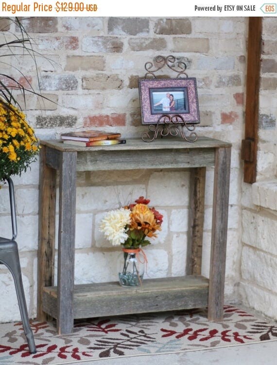 SALE Small Natural Entry Console
