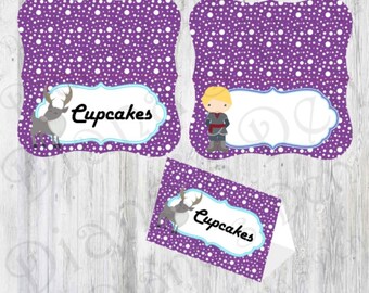 Frozen place cards | Etsy