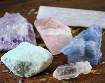 Raw crystals | Etsy