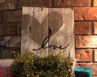 Barnwood signs | Etsy