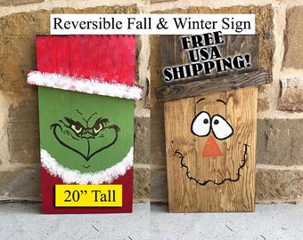 Grinch sign | Etsy