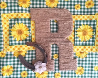 Horseshoe letters | Etsy