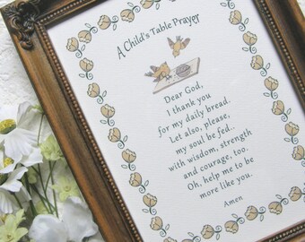 Dinner prayer | Etsy