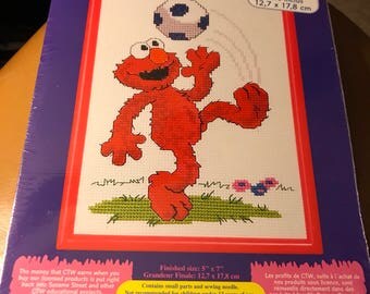 Elmo cross stitch | Etsy