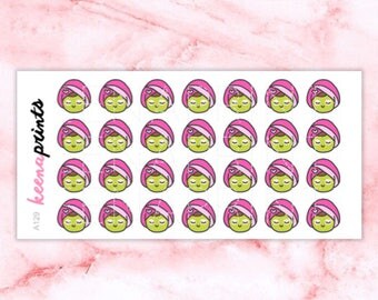 Face mask stickers | Etsy