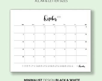 A3 desk planner | Etsy