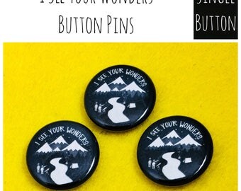 Button pins | Etsy