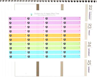 Happy Runner Girl Colorful Label Tracker Reminder Planner
