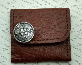 Leather coin pouch | Etsy