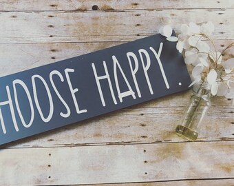 CHOOSE HAPPY Printable Art Print 8x10 Happiness Print Be