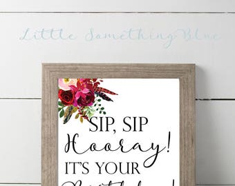 Sip sip hooray | Etsy