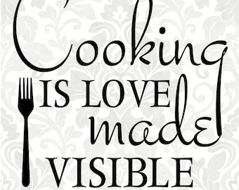 Cooking is love | Etsy
