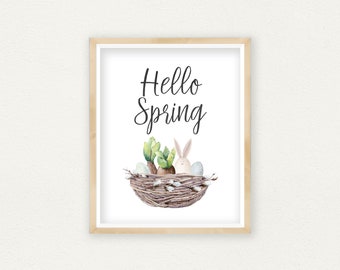 Rustic spring decor | Etsy