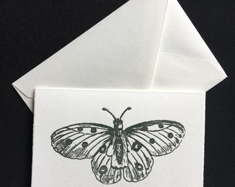 Butterfly linocut | Etsy