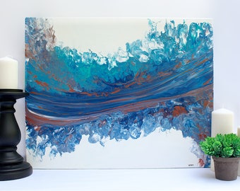 Abstract acrylic art | Etsy