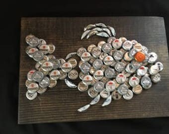 Bottle cap art | Etsy